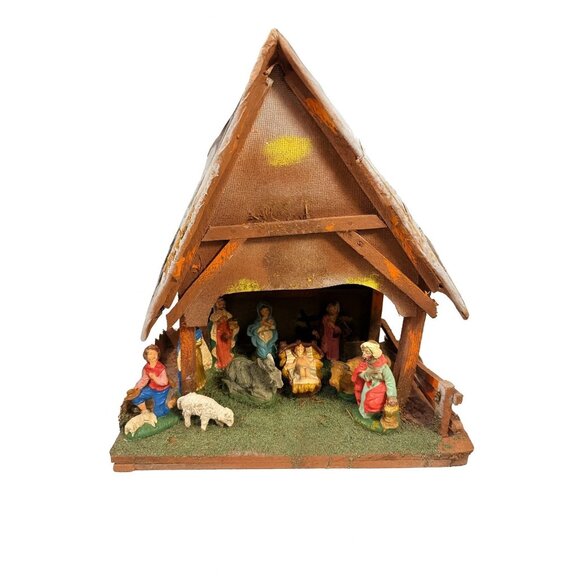 Fontanini | Holiday | Italian Nativity Set Creche Fontanini Mid Century ...